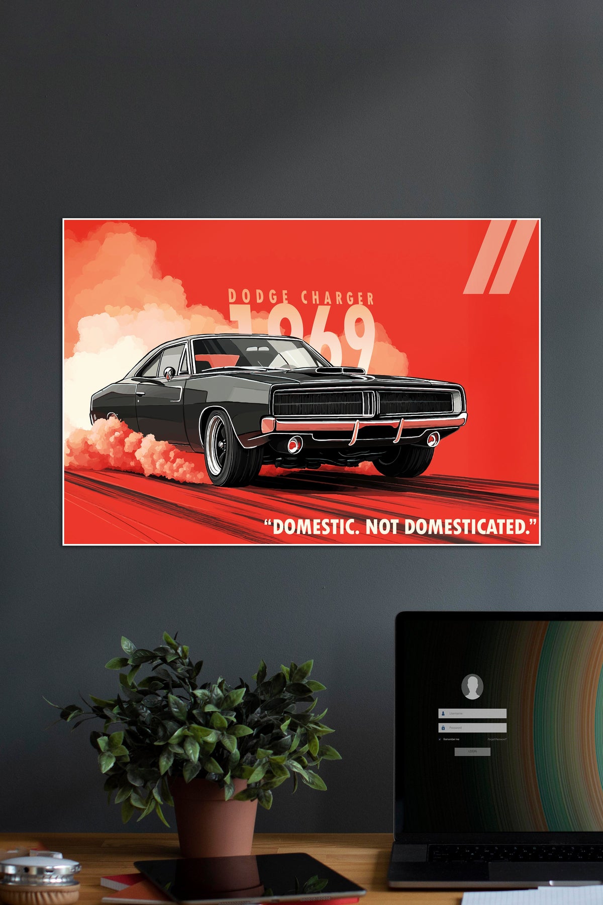 DODGE CHARGER 1969 | VECTOR STYLE CARS #02 | CAR POSTERS – POSTEROLY